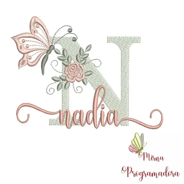 Matriz de Bordado - Nome Yasmin - SHOP BAZAR & CIA Matriz de Bordado - Nome Yasmin - SHOP BAZAR & CIA