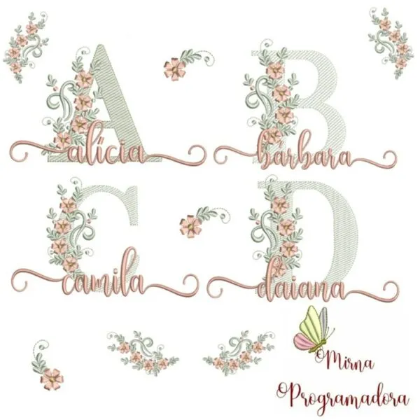 Matriz de bordado - Liz Maria - SHOP BAZAR & CIA