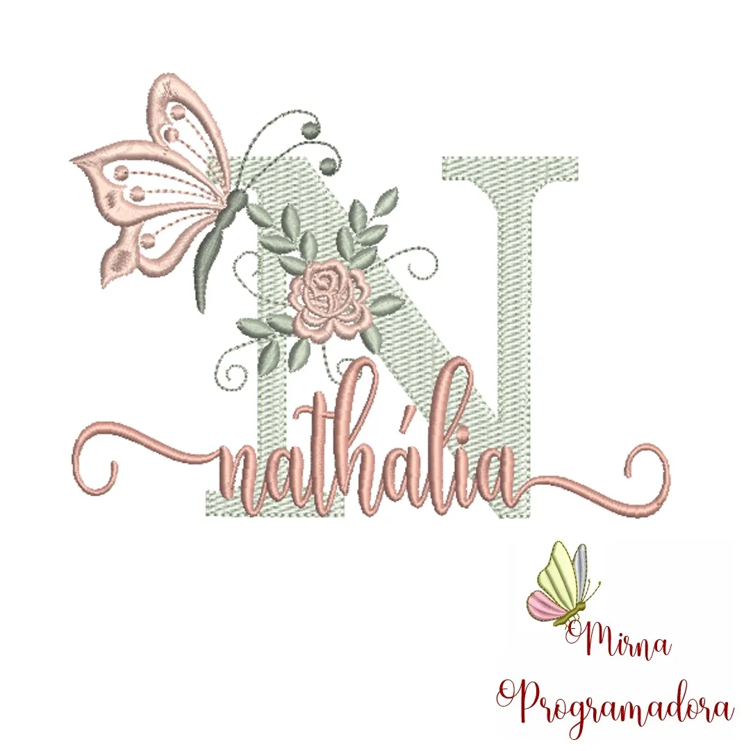 Matriz de Bordado - Nome Nayara - SHOP BAZAR & CIA