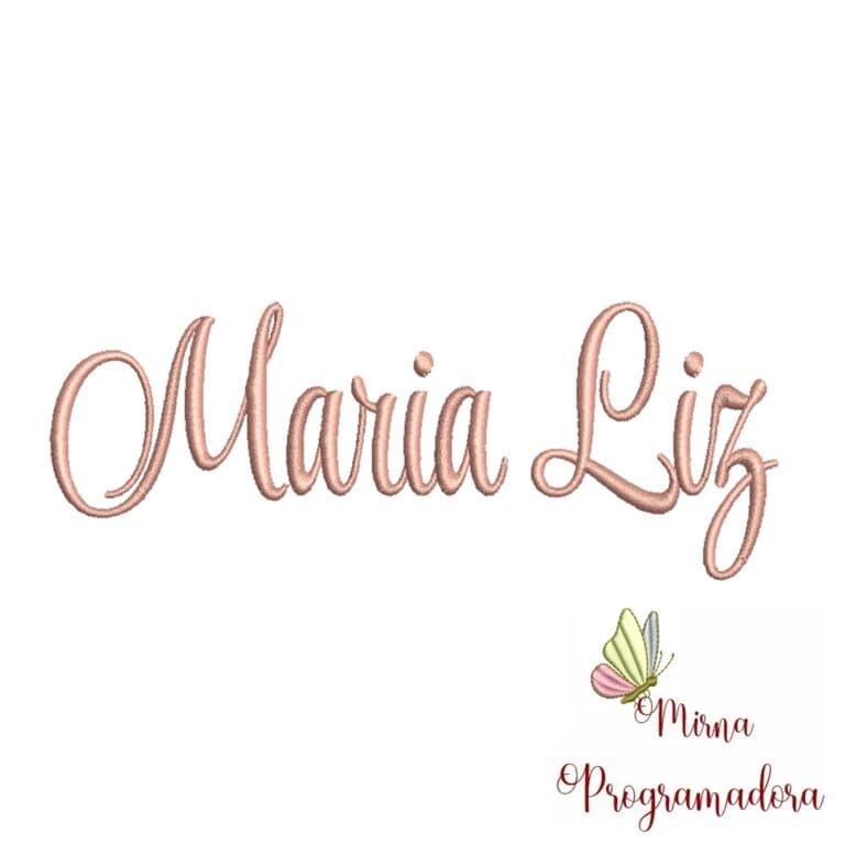 Matriz de bordado - Maria Liz - SHOP BAZAR & CIA
